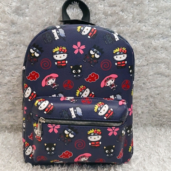 Bags | Nwt Naruto And Hello Kitty Mini Backpack | Poshmark